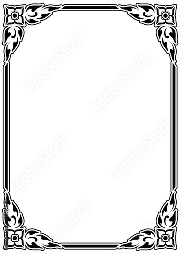 Black Design Border