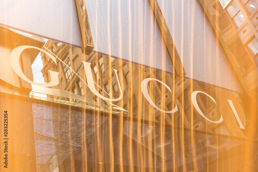 Gucci shop in Sidney, Australia. Gucci is an Italian fashion and ...