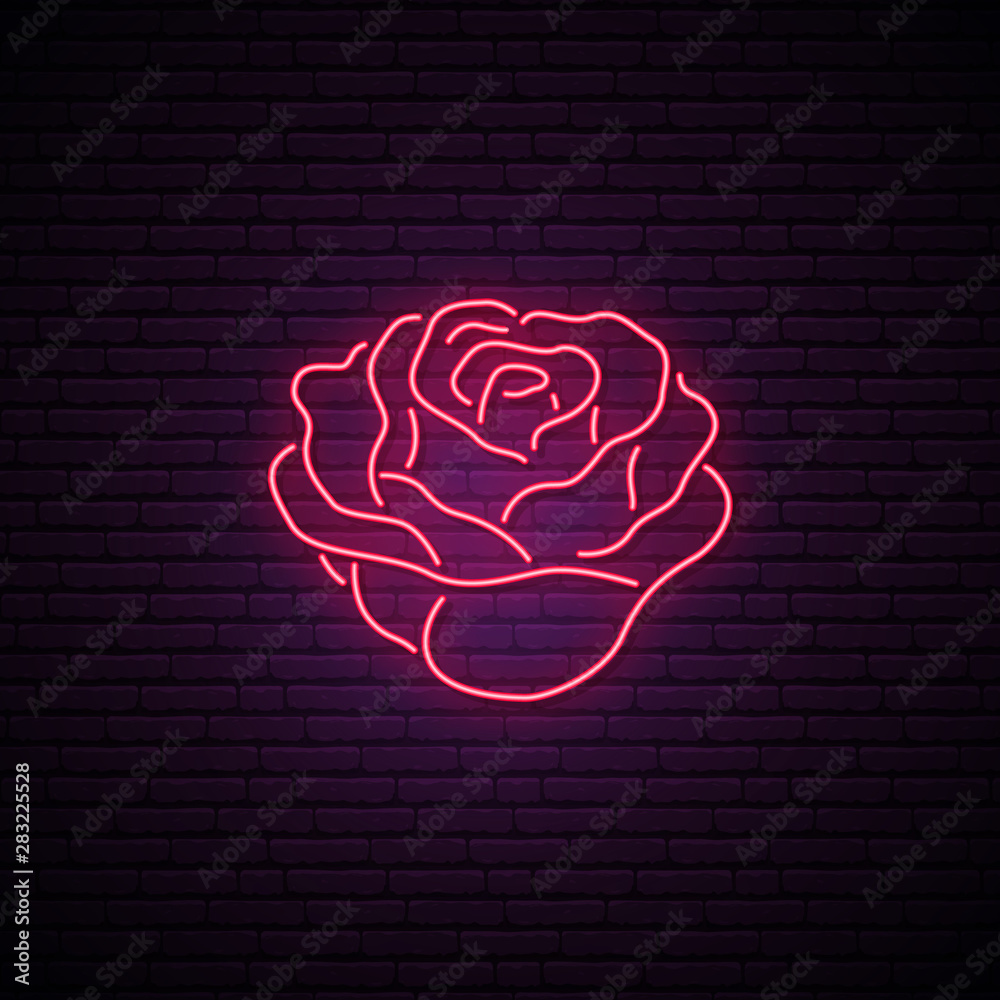 Neon Rose Backgrounds