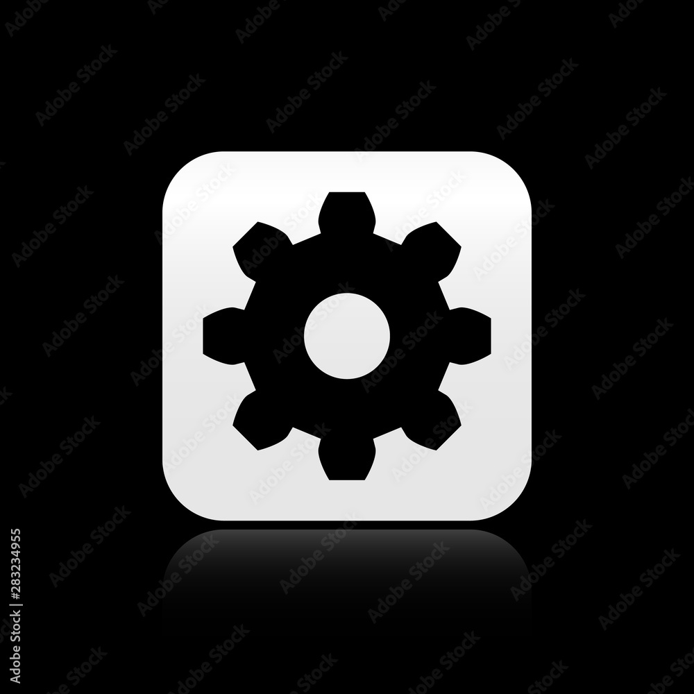 Black Gear Icon