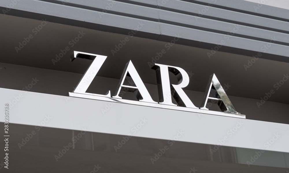 Zara Retail Store Exterior and Logo Stock Photo | Adobe Stock