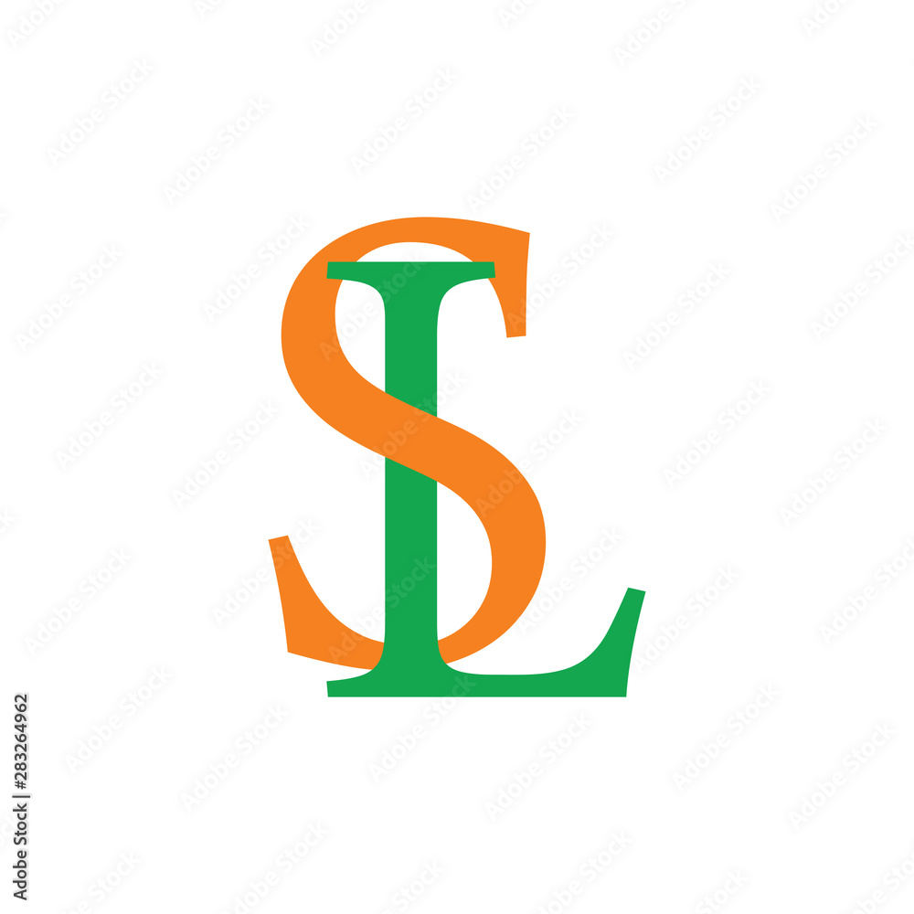letter sl linked overlapping logo vector Stock Vector | Adobe Stock letter sl linked overlapping logo vector Stock Vector | Adobe Stock