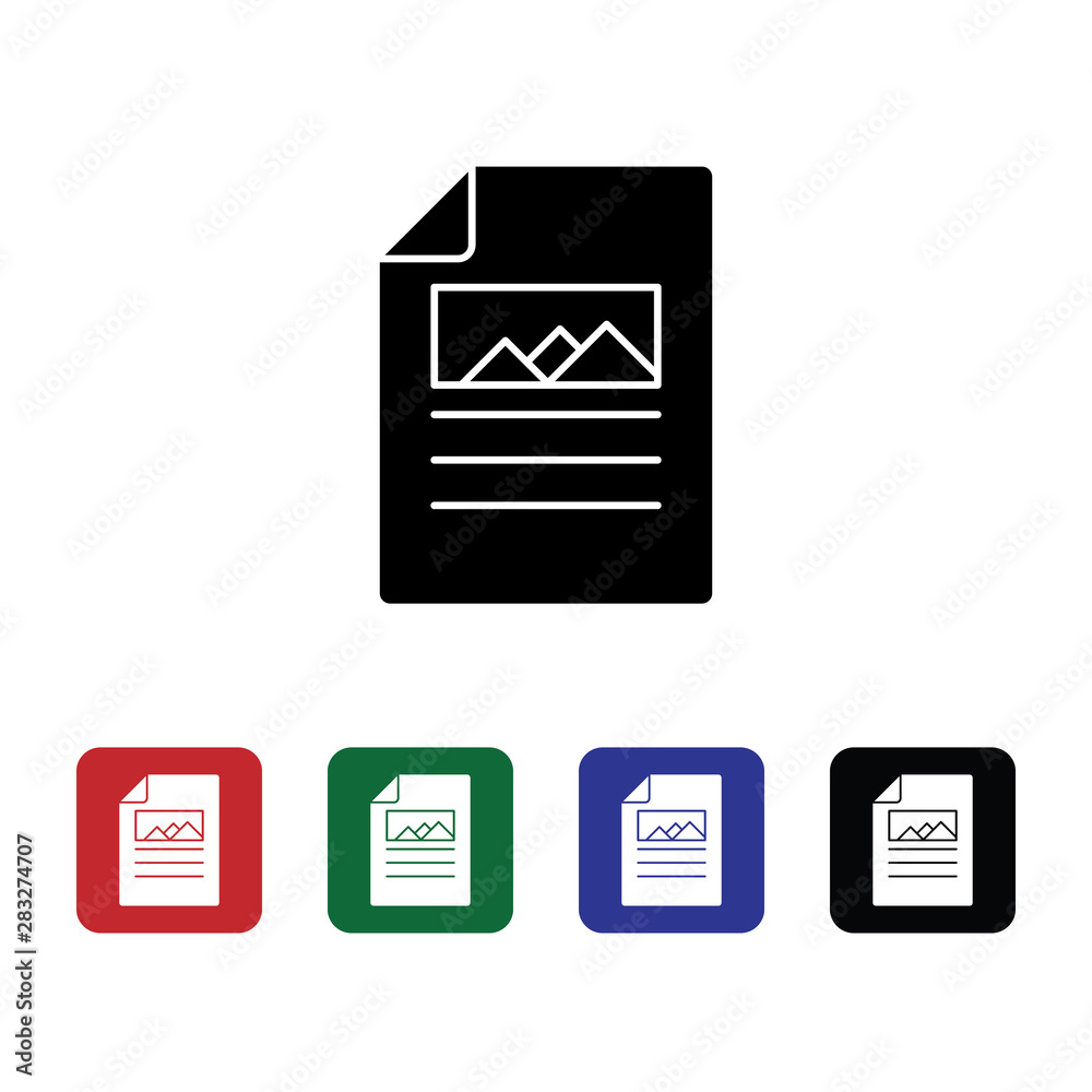 Document image, file vector icon. Premium quality graphic design icon ...