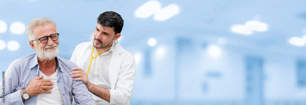 Patient visits doctor at the hospital. Concept of medical healthcare ...