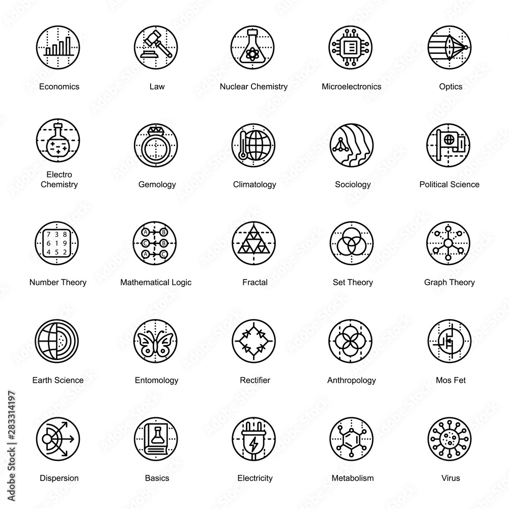 Conceptual Symbol Line Logos Stock Illustration | Adobe Stock