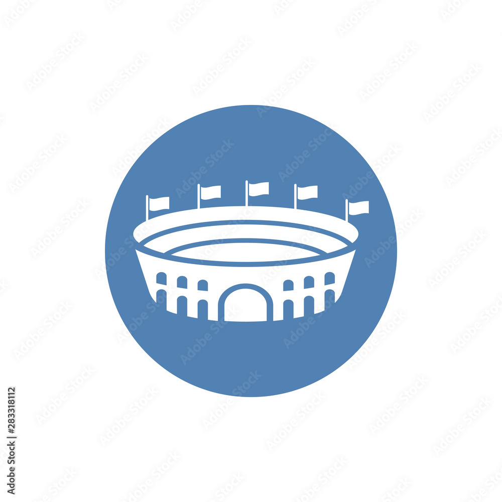 Stadium icon. Stadium symbol for your web site design, logo, app, UI ...