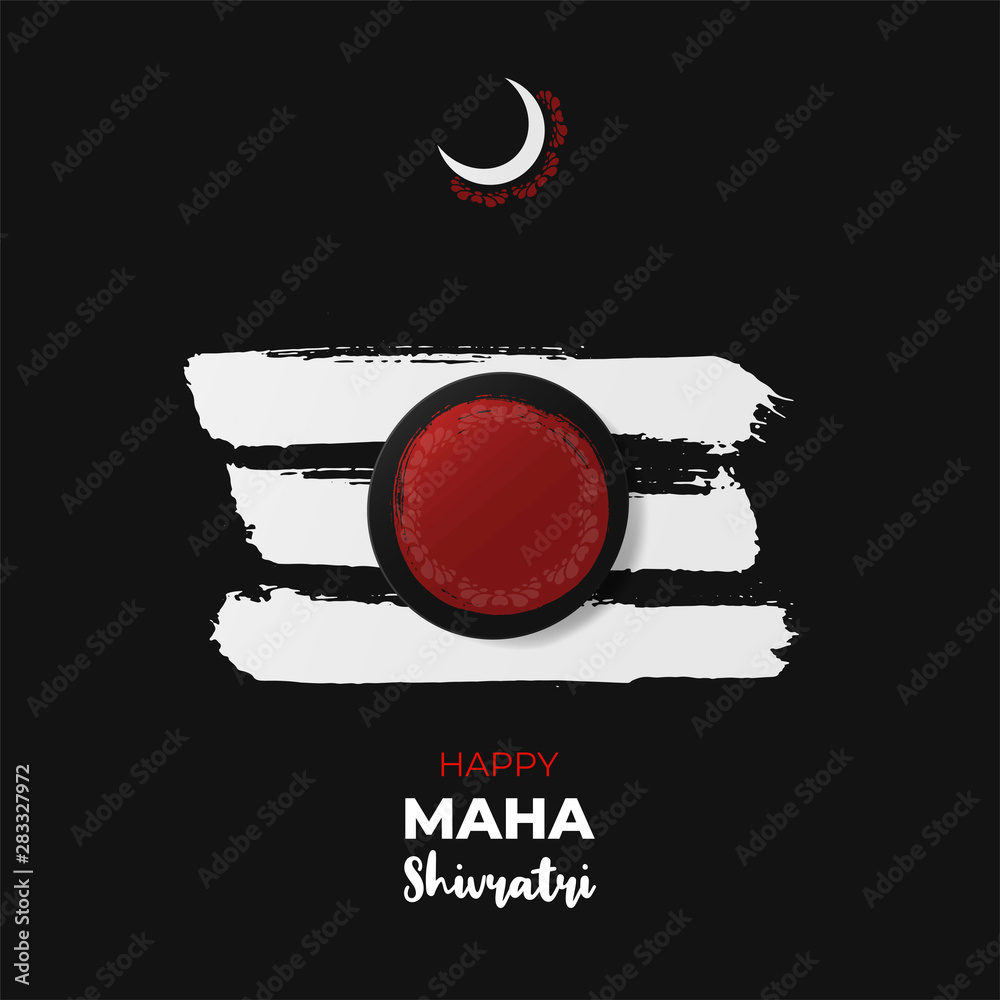 Stockvektorbilden Hindu festival Maha Shivratri celebrated annually in ...