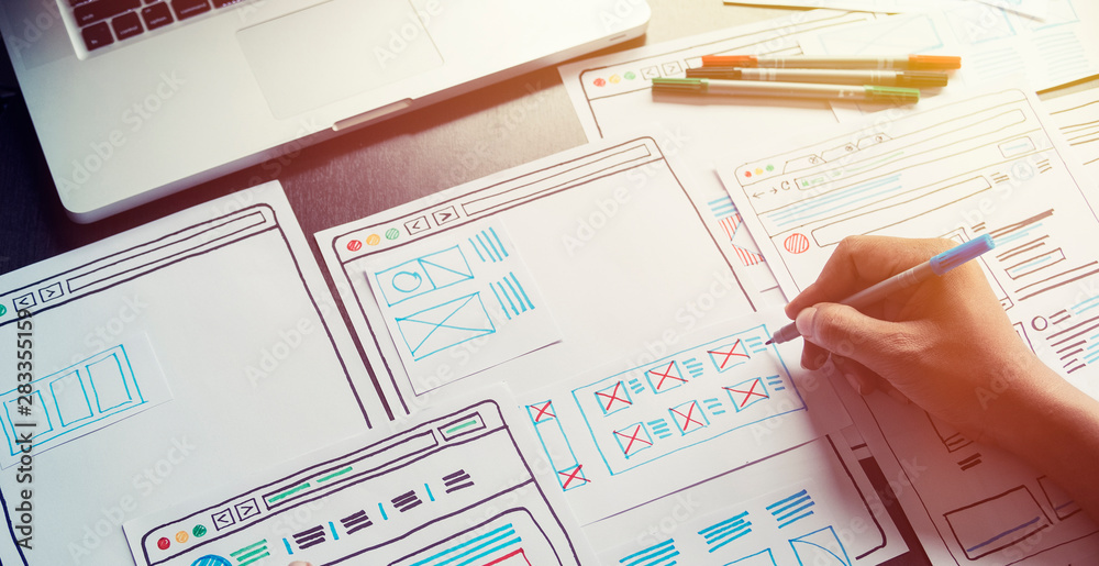 Website designer Creative planning application developer development ...