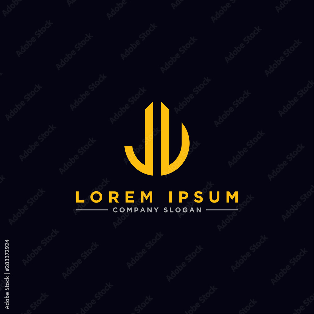 Inspiring company logo designs from the initial letters JV logo icon ...