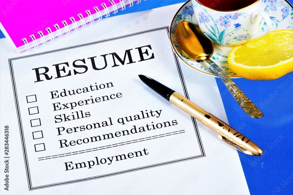 Resume-a document of the applicant for a job.Summary information-skills ...