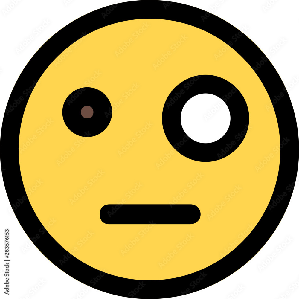 Weirded Out Face Emoticon