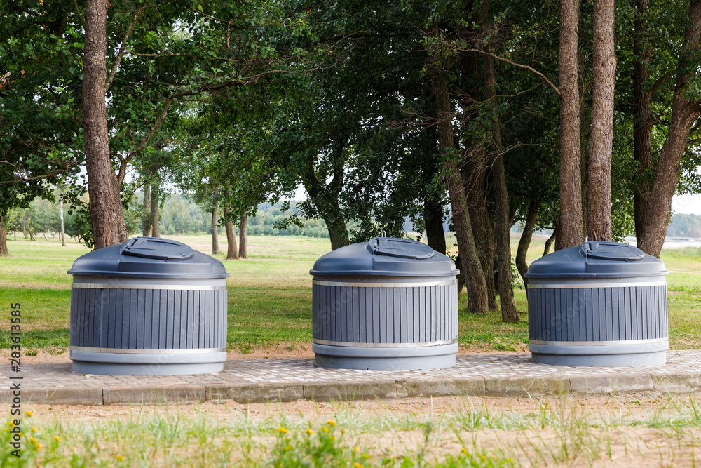 beach, bin, box, can, close up, container, disposal, dustbin, ecology ...