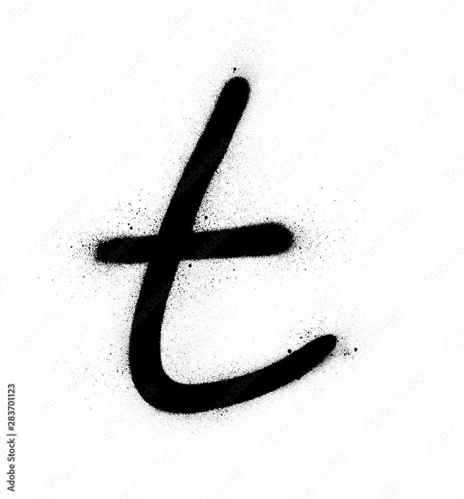 T Letter Graffiti