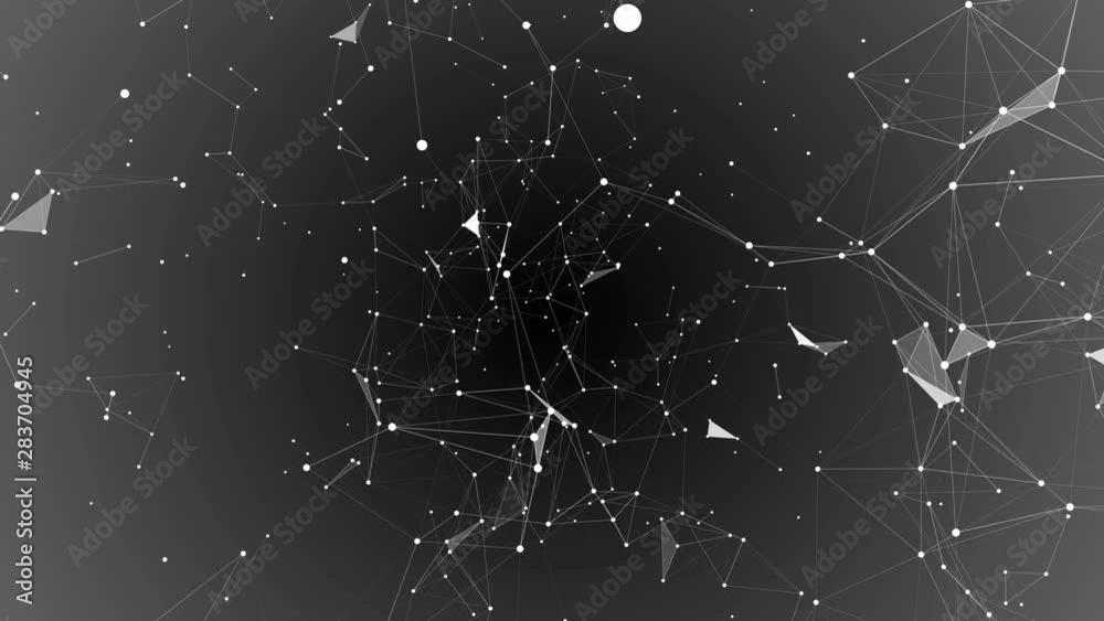 The plexus structure transforms on a light gray background. Great for ...