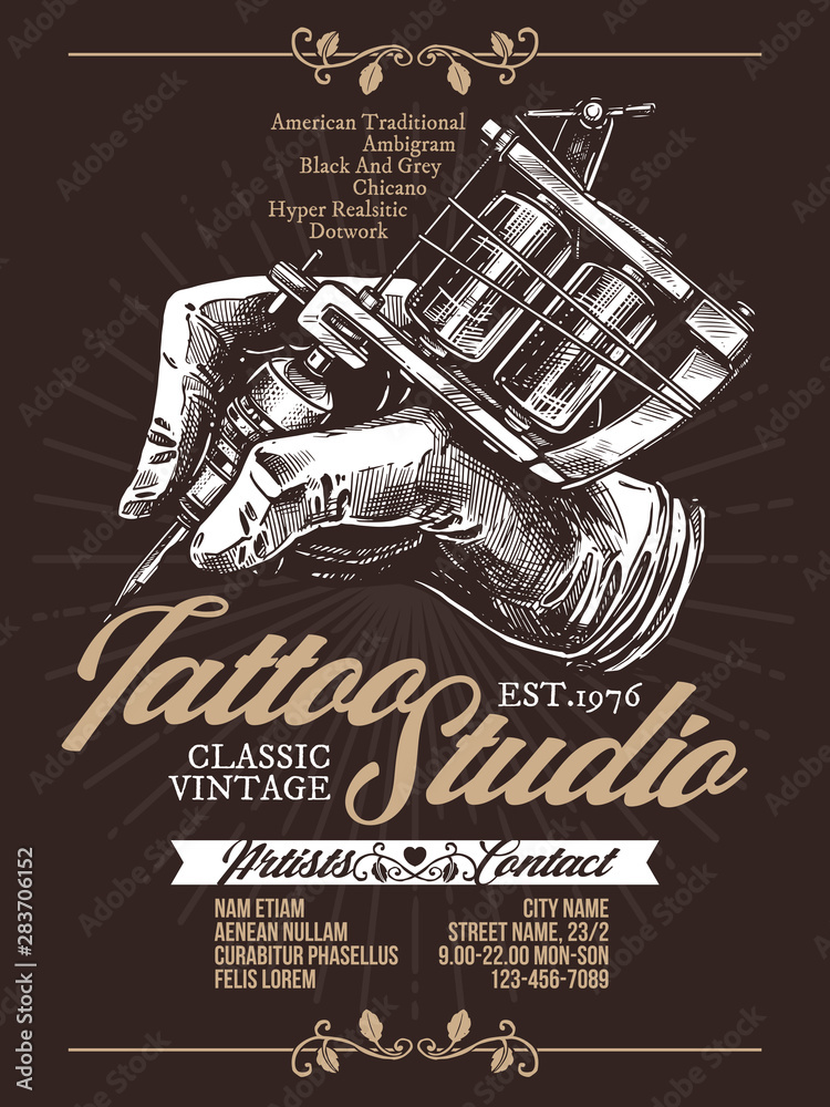 Details 96+ about tattoo poster designs latest - Billwildforcongress