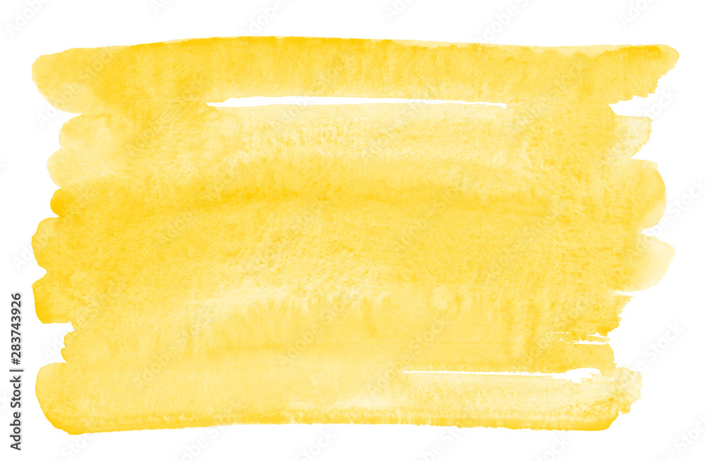 Chrome, amber yellow watercolor rectangle artistic background, text ...