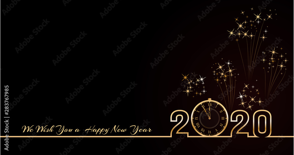 Vintage Happy New Year Banner Images