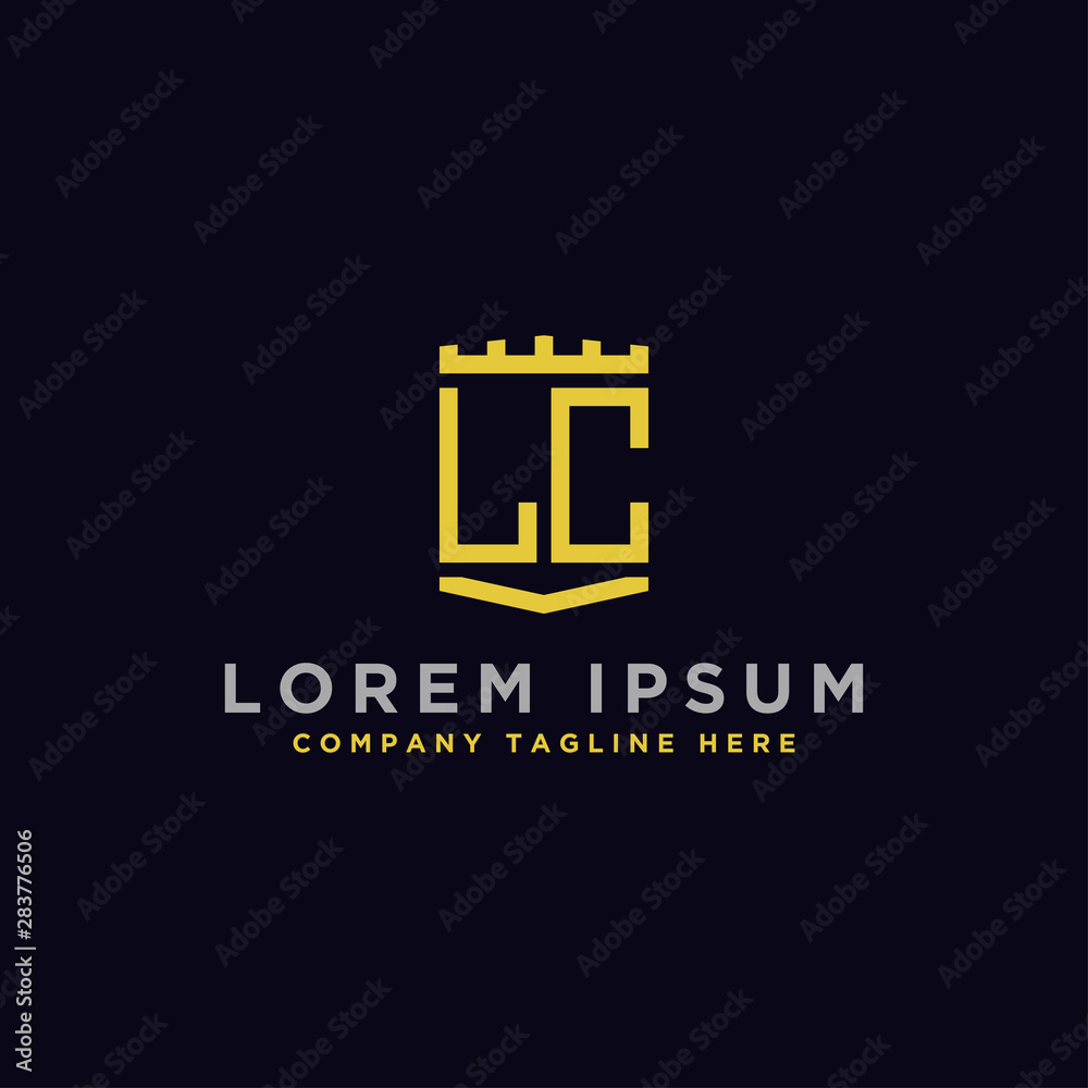 Inspiring company logo design from the initial letters to the LC logo ...