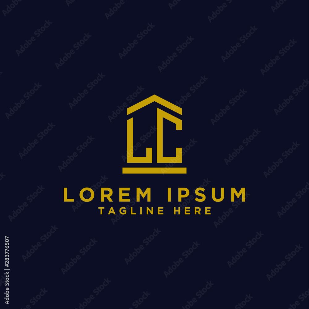 Inspiring company logo design from the initial letters to the LC logo ...