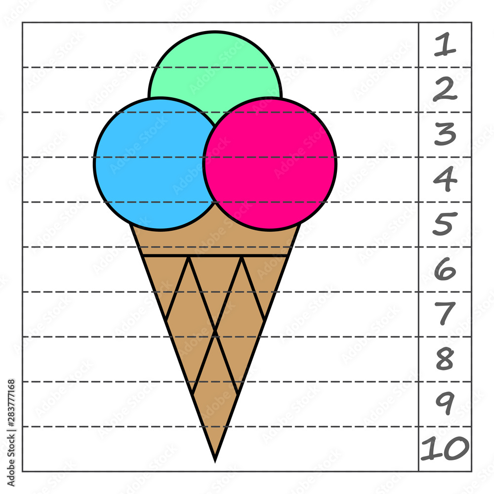 Worksheet. Game for kids, children. Math Puzzles. Cut and complete ...
