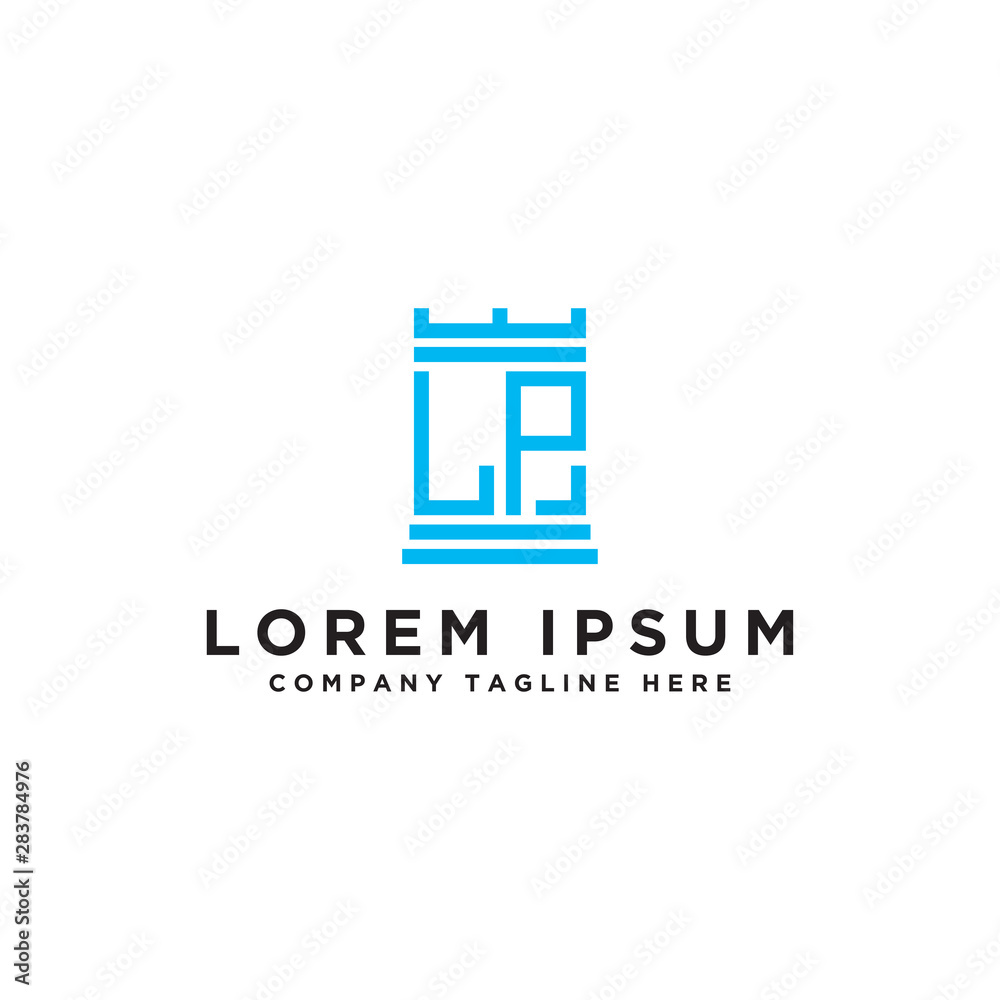 Inspiring company logo designs from the initial letters of the LP logo ...