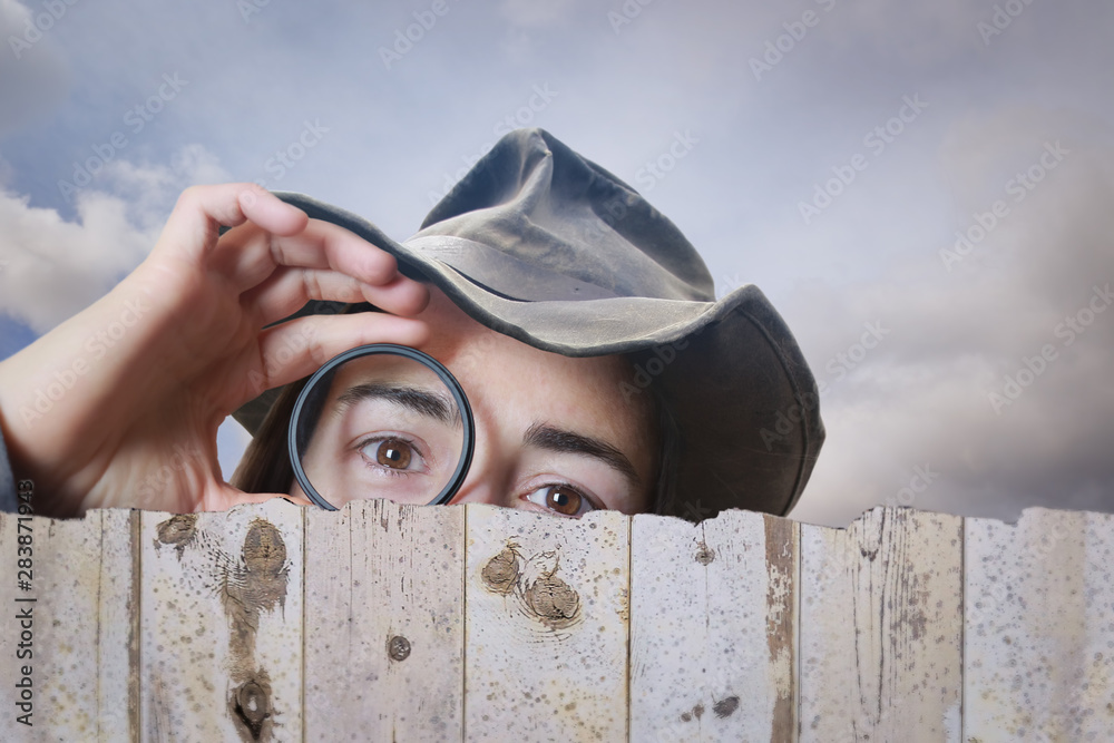 Peeking Over Fence