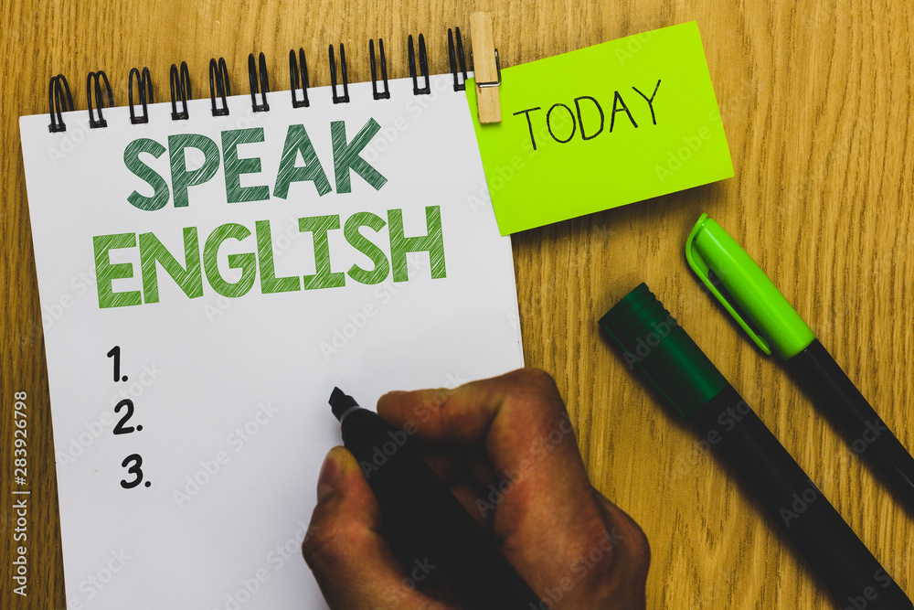 Write And Speak English