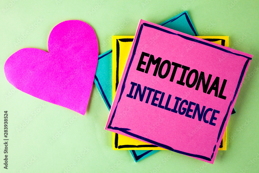 Writing note showing Emotional Intelligence. Business photo showcasing ...