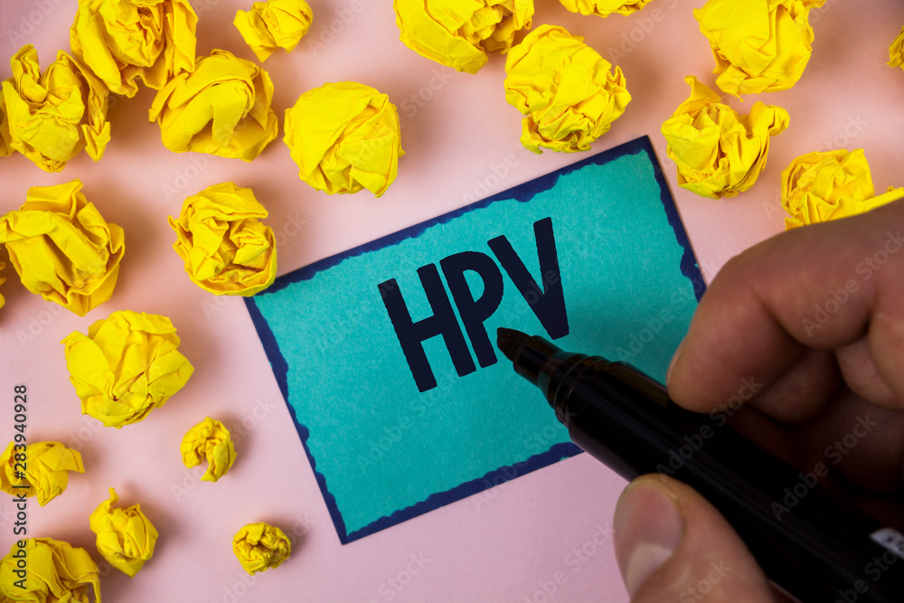 Word writing text Hpv. Business concept for Human Papillomavirus ...