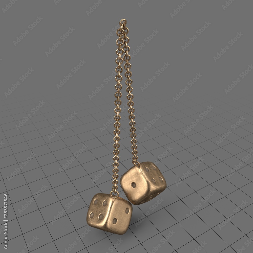 Car dice Stock 3D asset | Adobe Stock