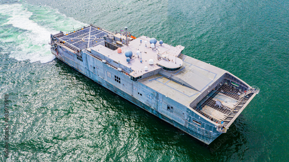 Amphibious ship transport battleship Stock Photo | Adobe Stock