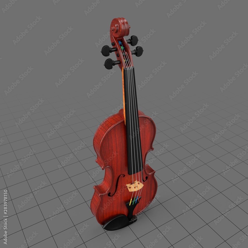 Viola Stock 3D asset | Adobe Stock