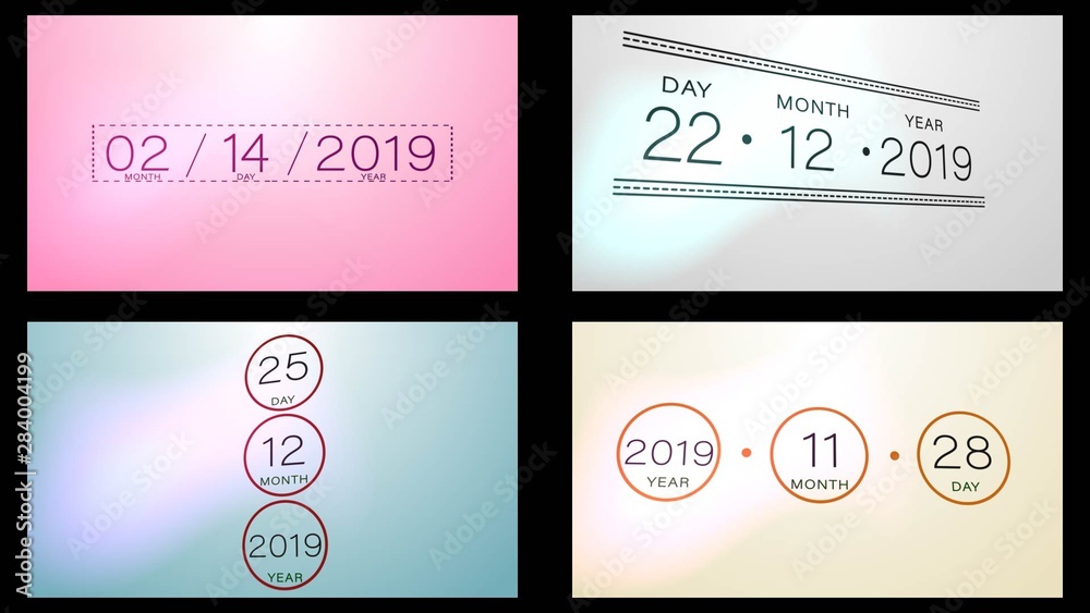 Memorable Date Counter Stock Template | Adobe Stock