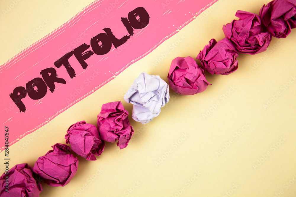 Handwriting text writing Portfolio. Concept meaning Examples of work ...