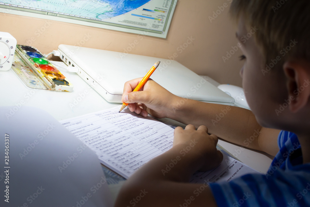 Child Writing Hand