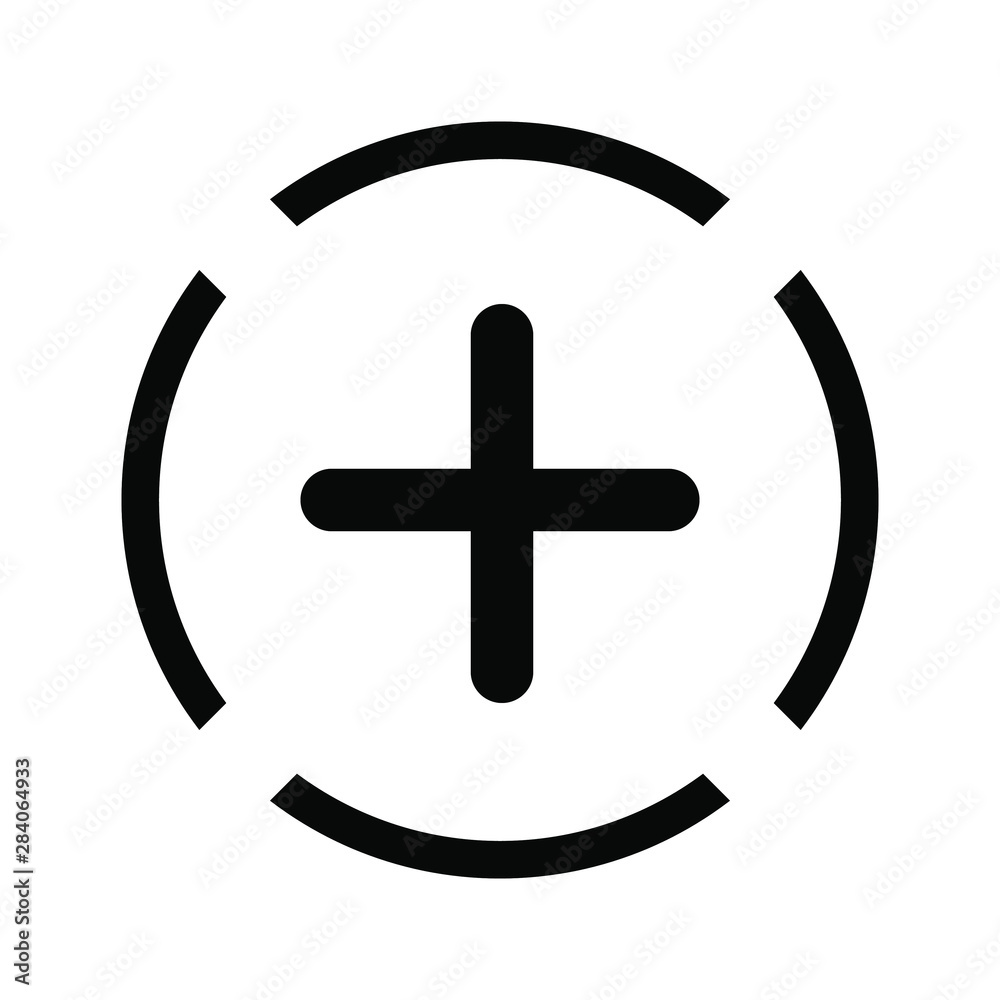 More icon vector. read more illustration sign. plus symbol. Stock ...