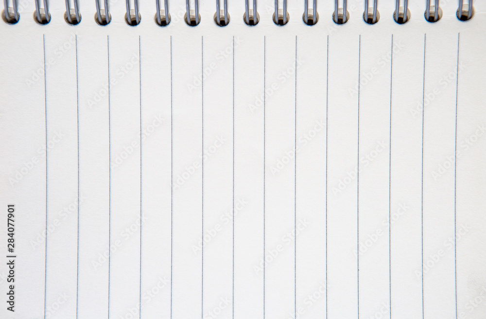 Spiral Notebook Paper Texture
