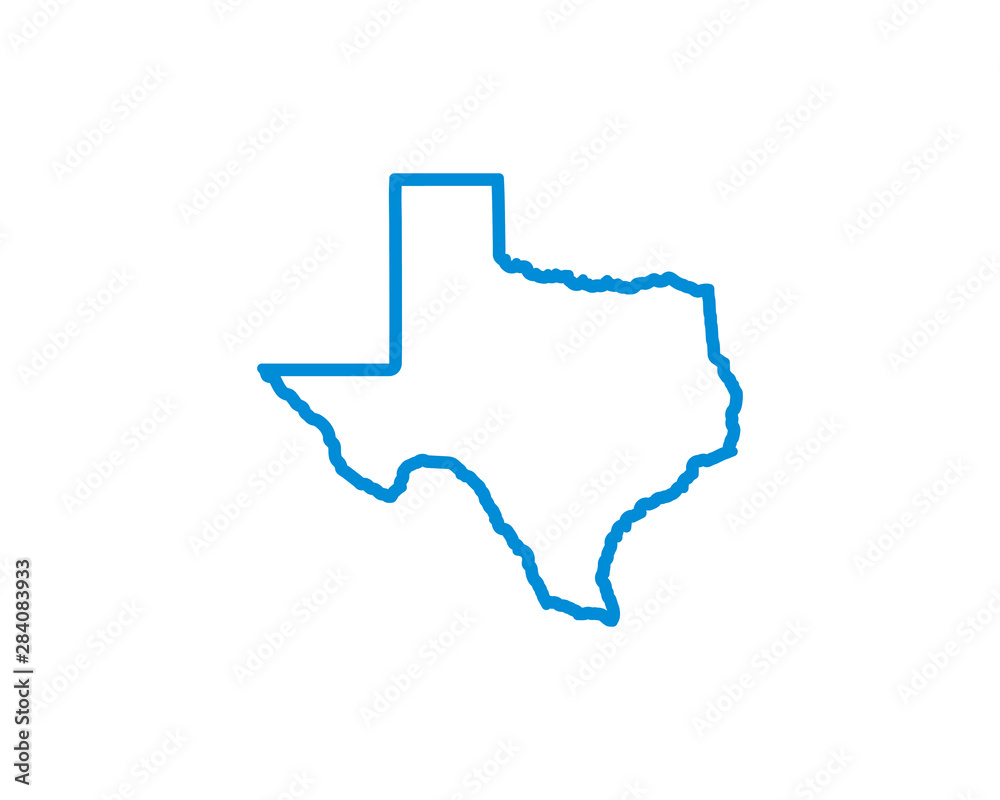 Texas Map Icon vector. symbol for web site Computer and mobile vector ...