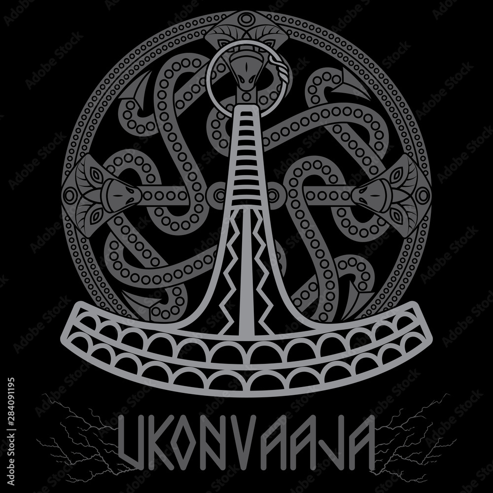 Ukonvasara - Ukko hammer or Ukonkirves - Ukko Axe, is the simbol and ...