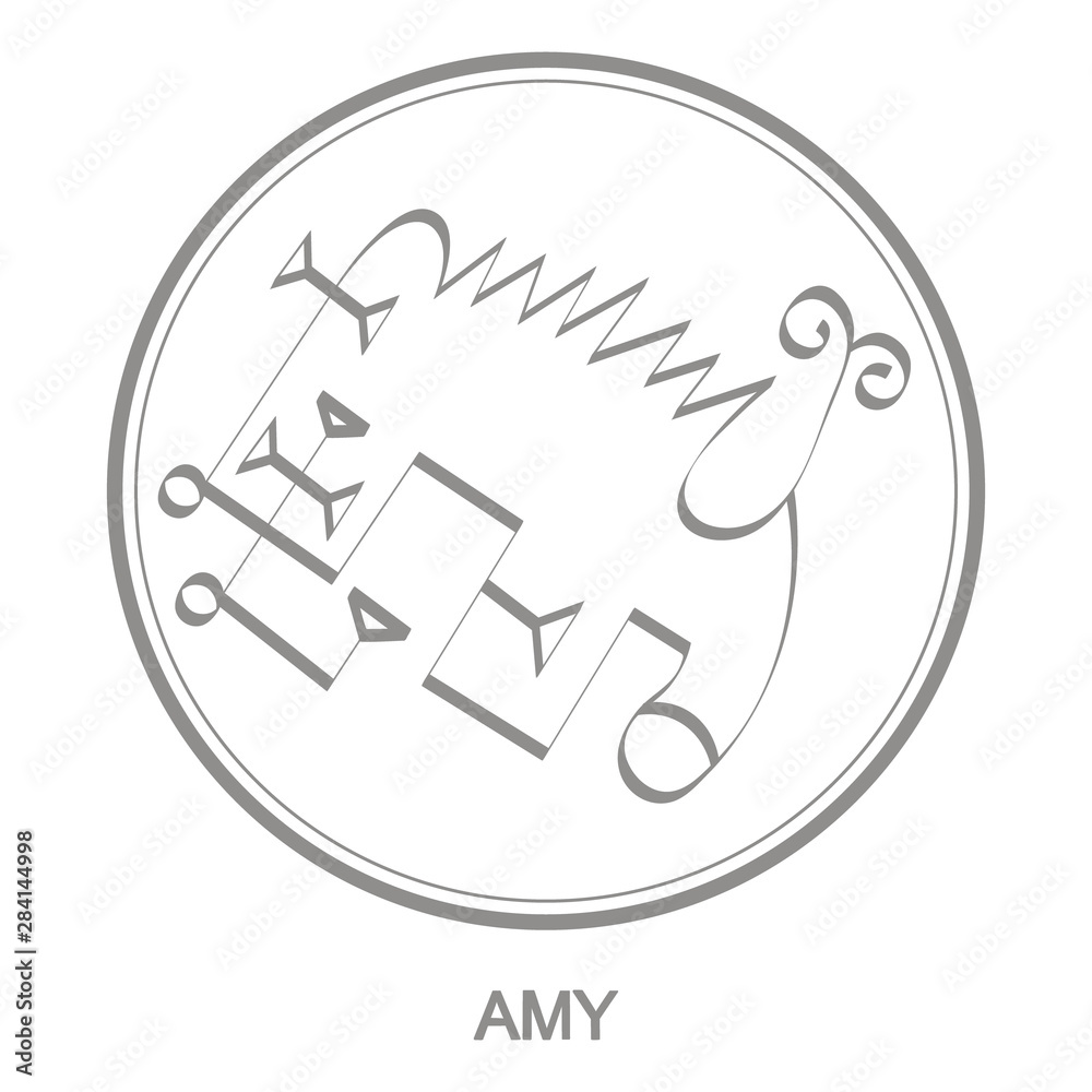Vector icon with symbol of demon Amy Sigil of Demon Amy Stock Vector ...