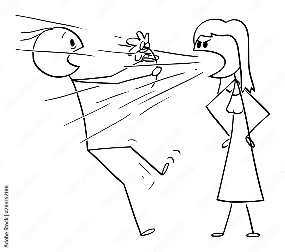 Screaming Stick Figure