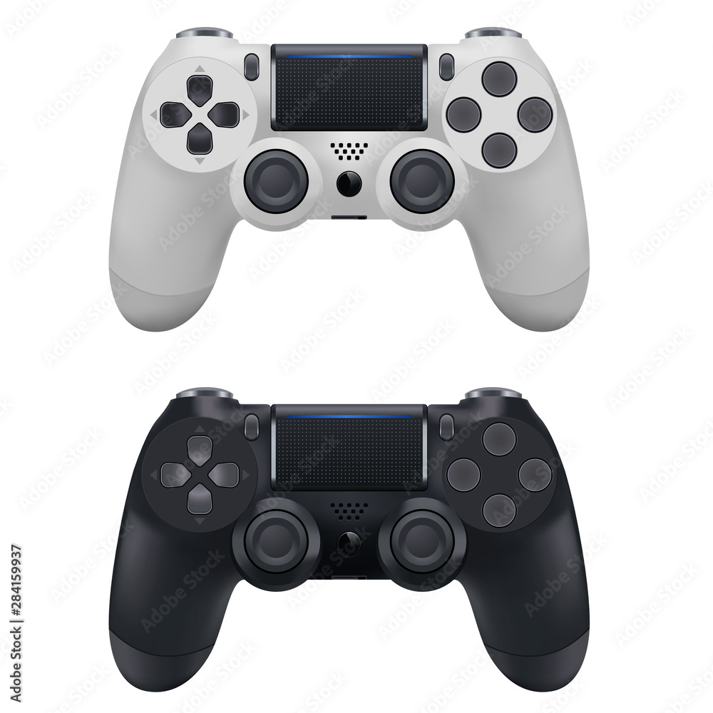 vector game pad on white background Stock Vector | Adobe Stock