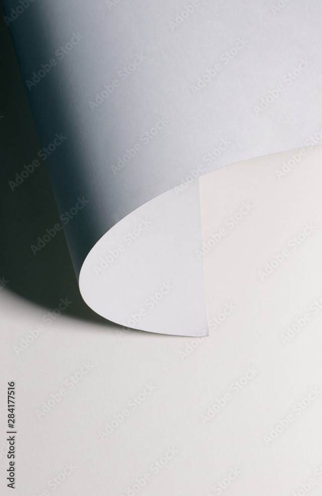 Curved paper background Stock Photo | Adobe Stock