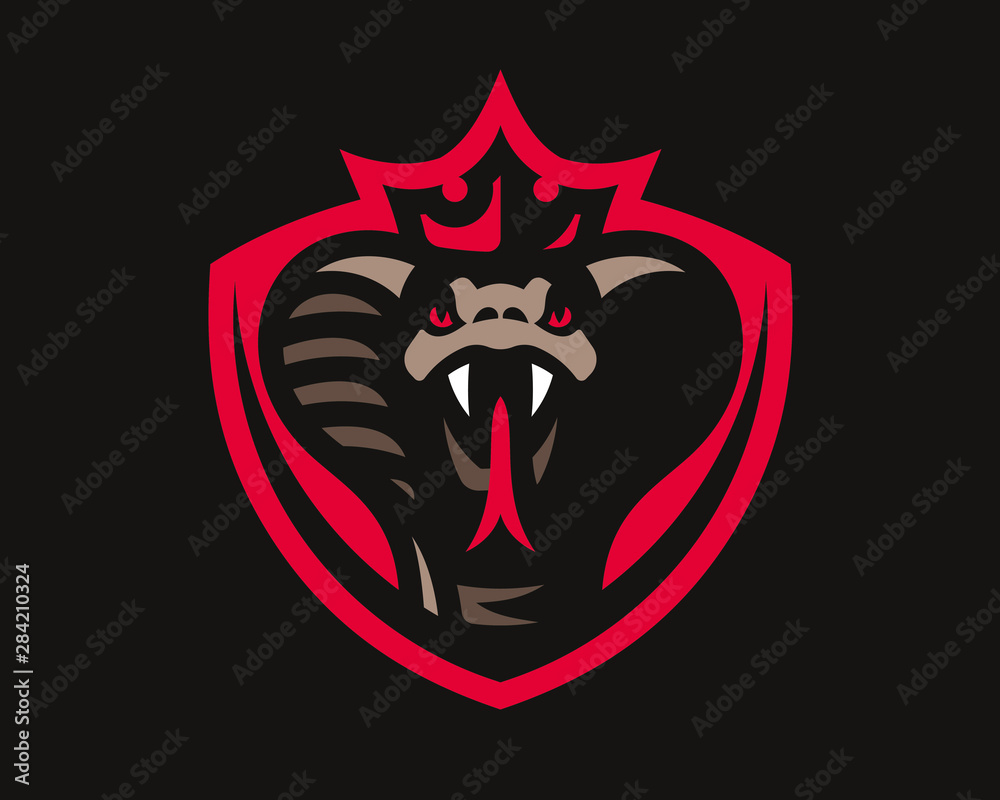 Snake modern logo. Viper emblem design template for a sport and eSport ...