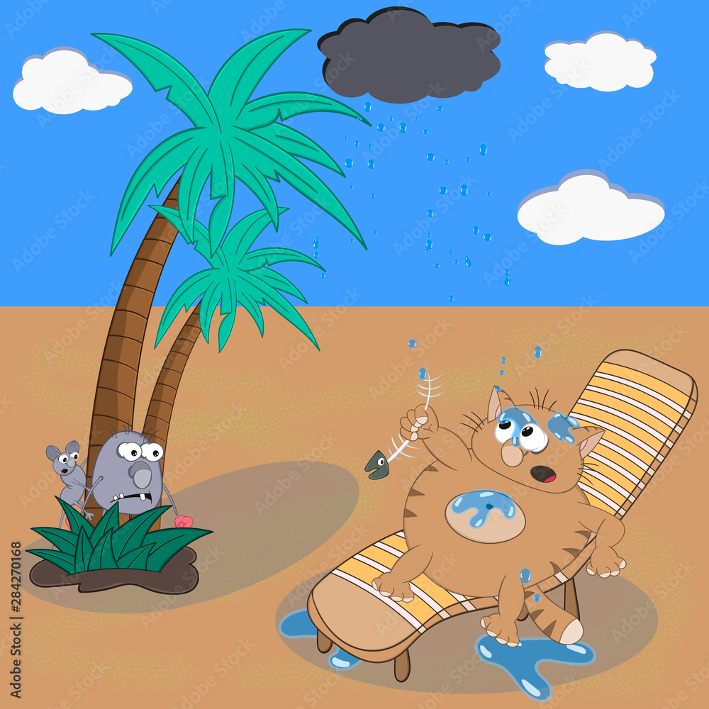 Funny Desert Cartoon