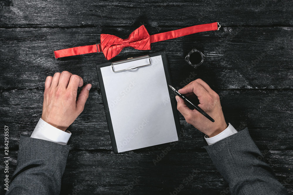 Business plan or contract template. Questionnaire form template. Blank ...