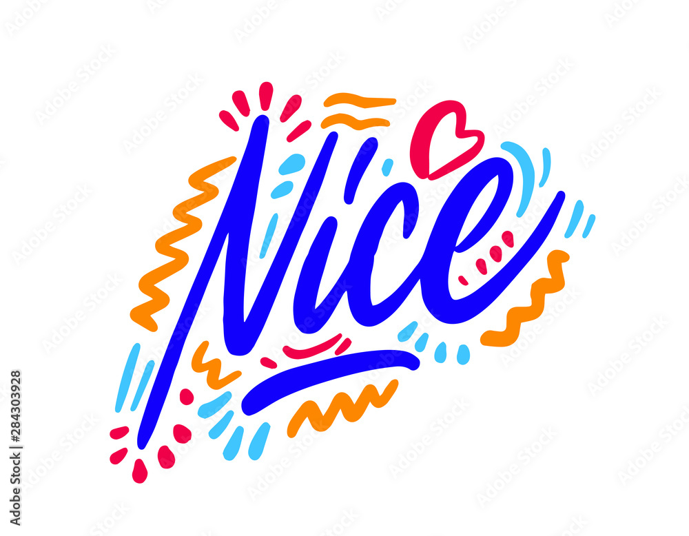 Nice handwritten city name.Modern Calligraphy Hand Lettering for ...