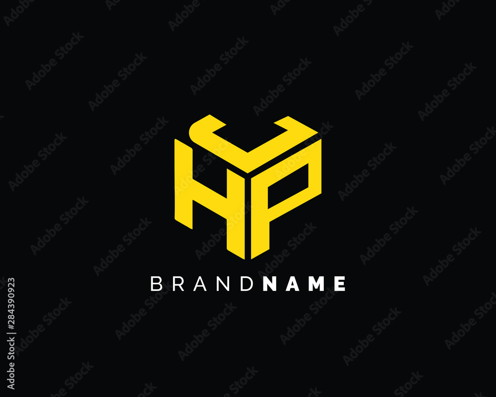 Creative and Minimalist Letter JHP Logo Design Icon, Editable in Vector ...