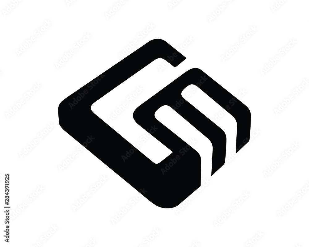 Creative and Minimalist Letter CM Logo Design Icon, Editable in Vector ...