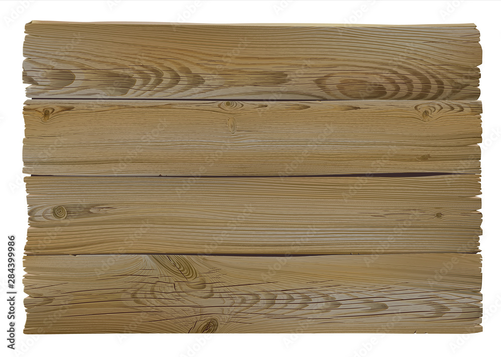 Wooden sign. Realistic highly detailed vector dark grunge wooden ...